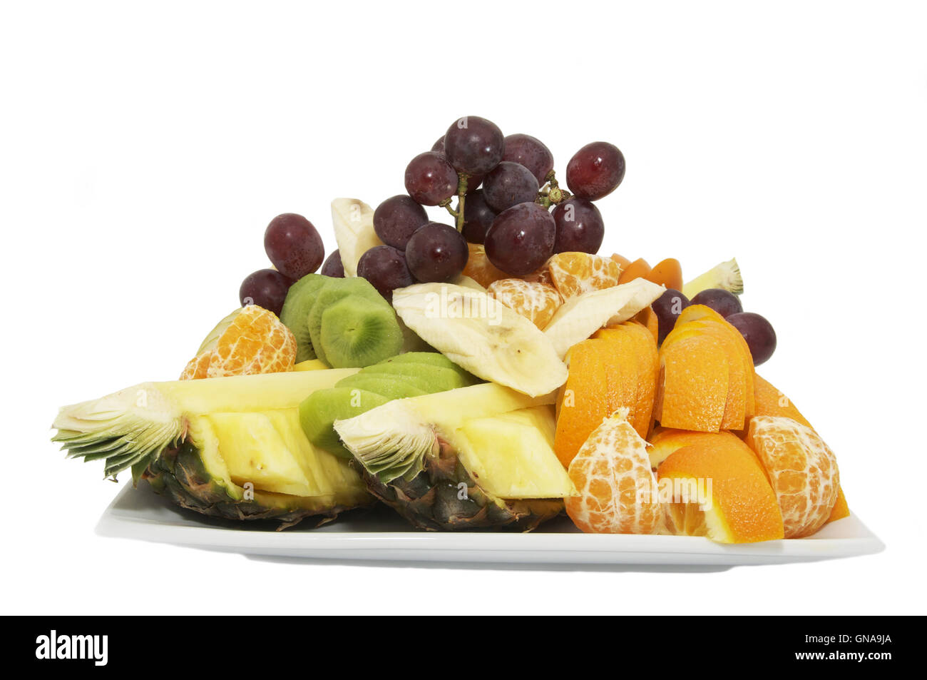 A plate of fruit Stock Photo - Alamy