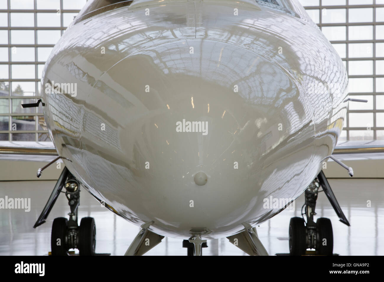 Commercial Jet Nose Stock Photo - Alamy