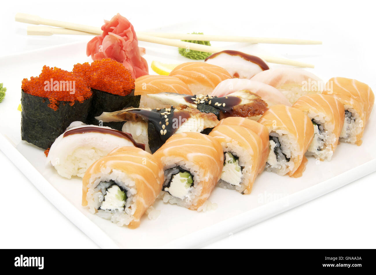 plate of sushi Stock Photo - Alamy