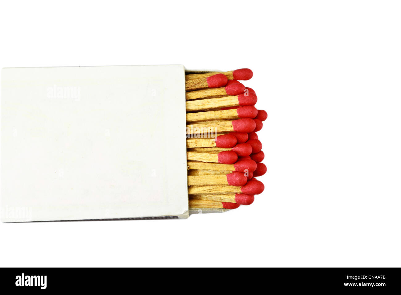 Match on white background Stock Photo - Alamy