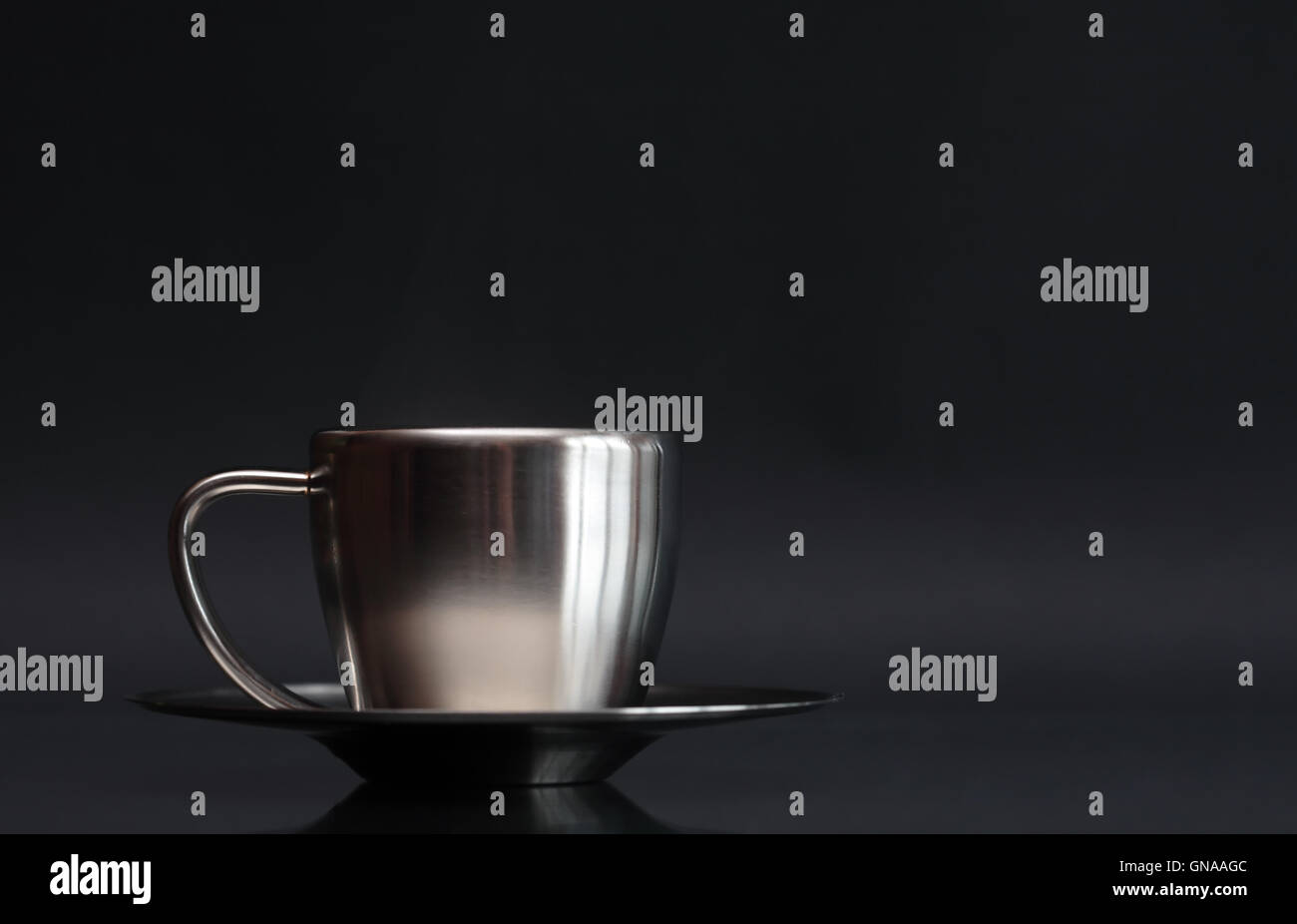Metal Coffee Cup Stock Photo - Alamy