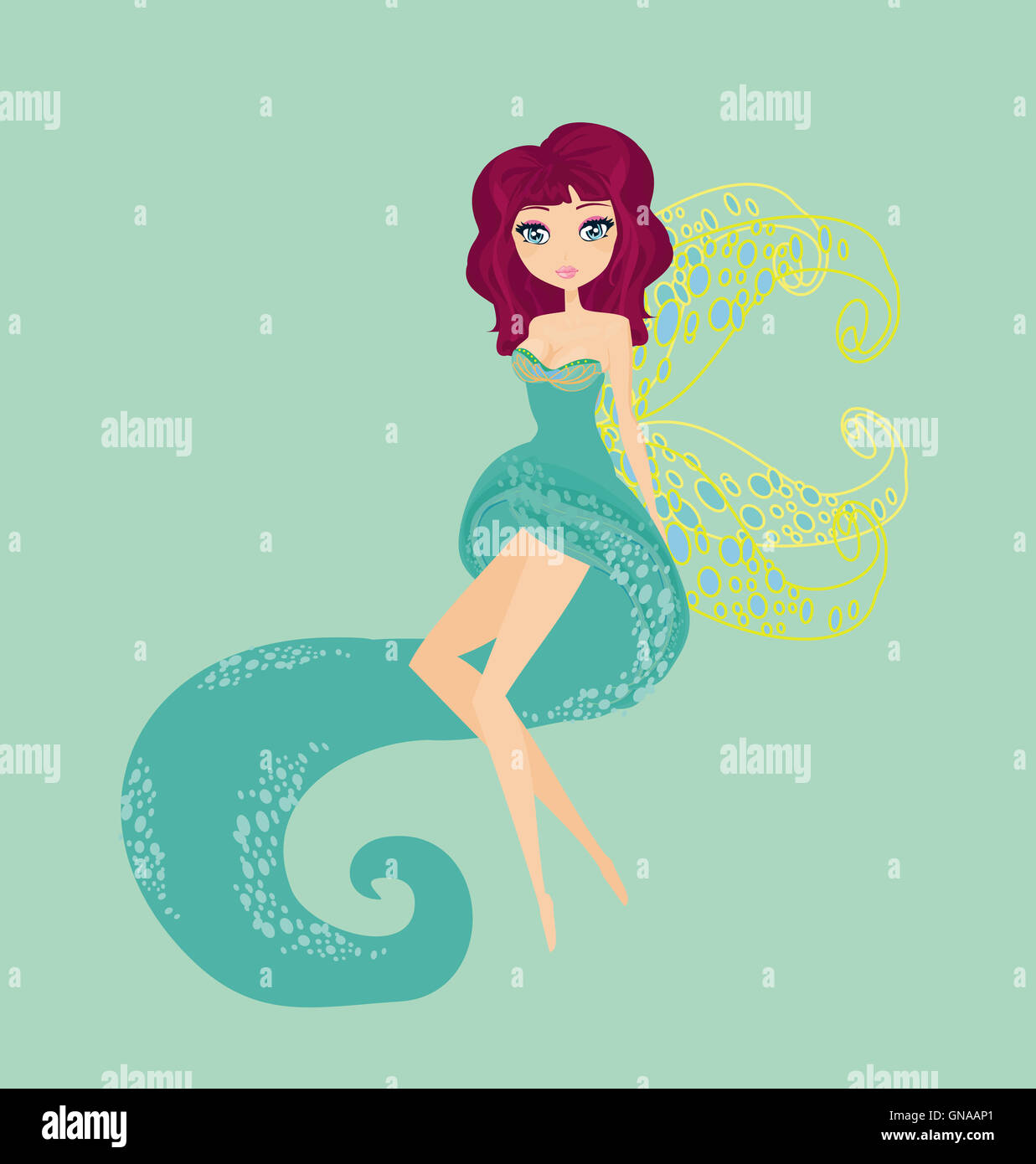beautiful fairy vector graphic Stock Photo - Alamy
