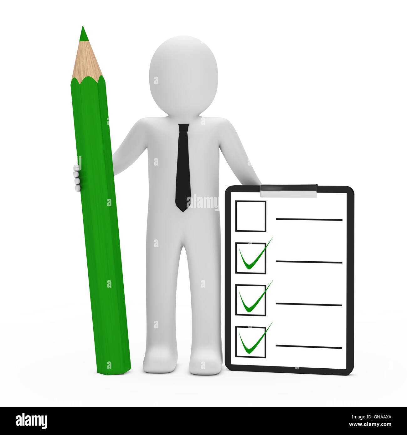 businessman hold pencil check Stock Photo - Alamy