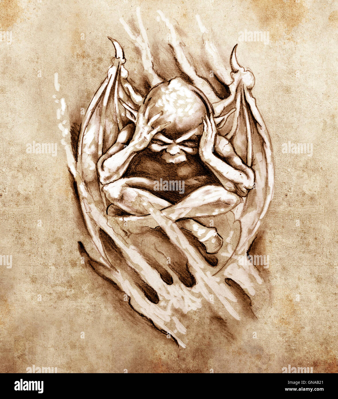 Satan clip art hi-res stock photography and images - Alamy