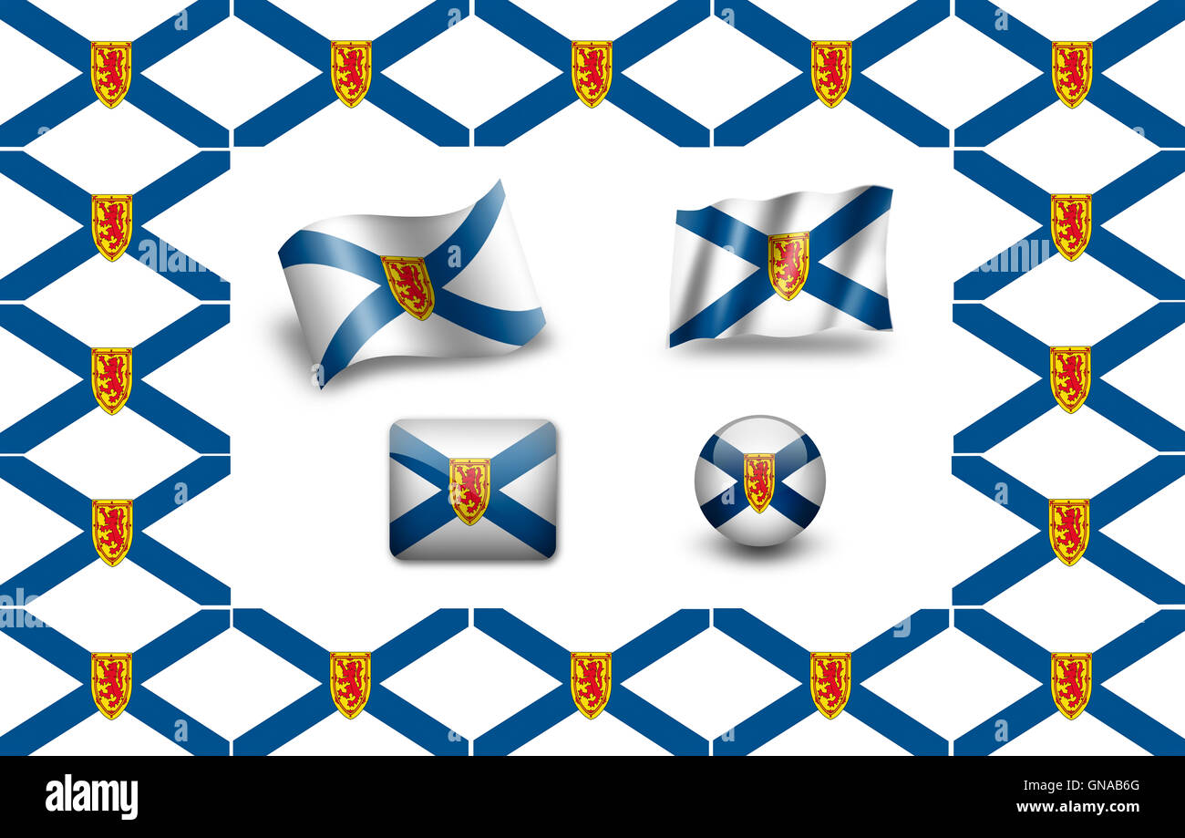 Flag of nova scotia hi-res stock photography and images - Alamy