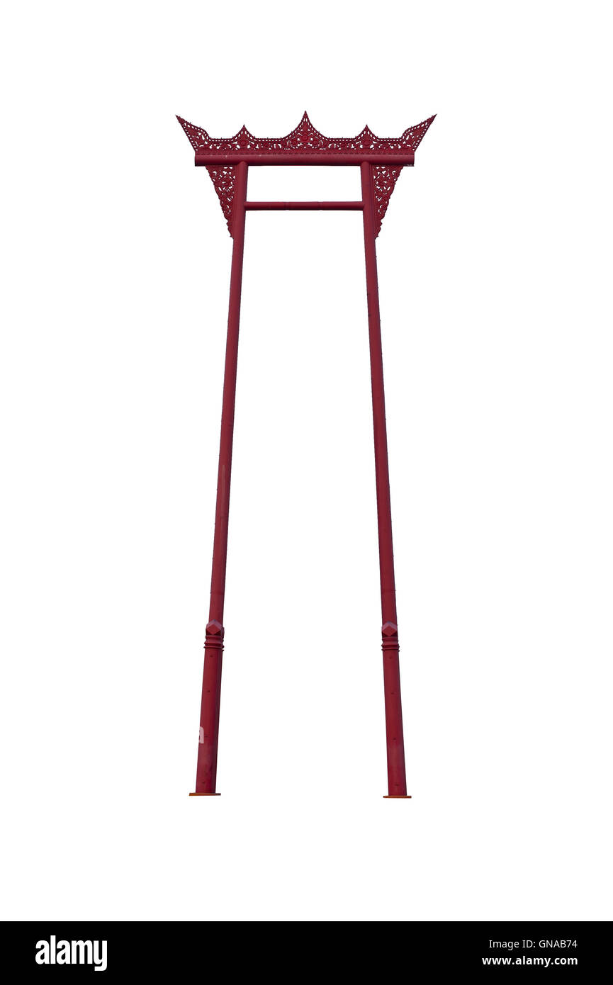 Giant wing at bangkok, Thailand - isolated Stock Photo - Alamy