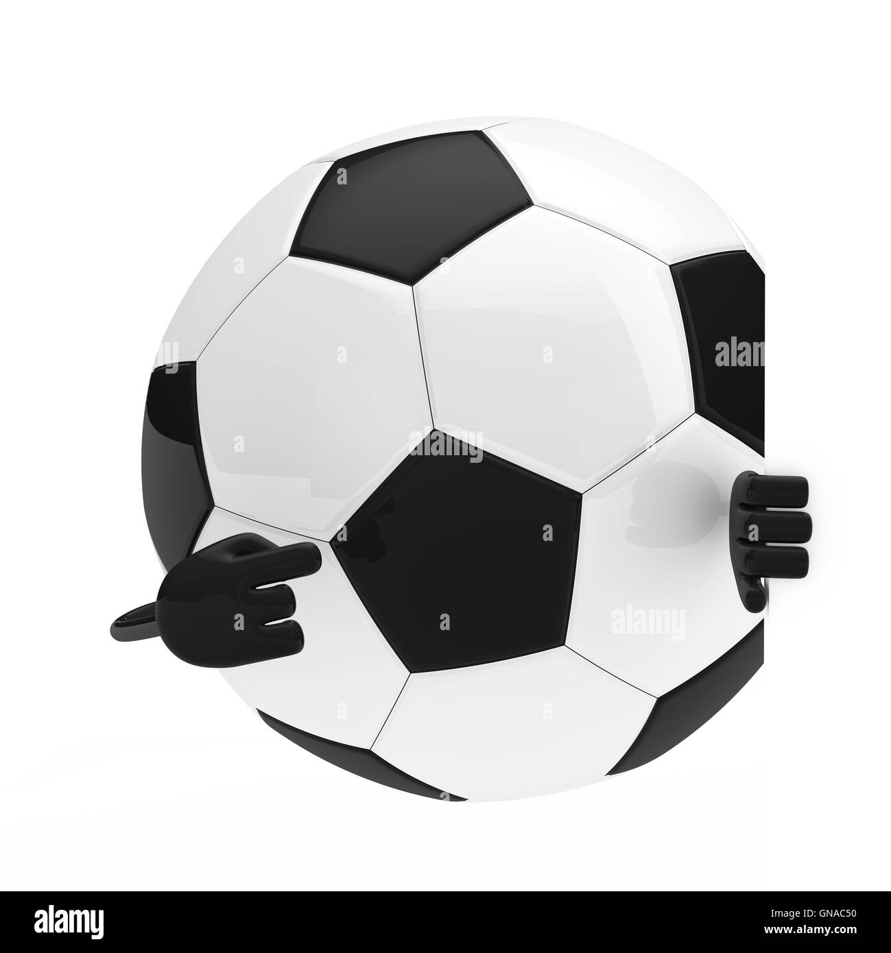 Black white football behind hi-res stock photography and images - Alamy