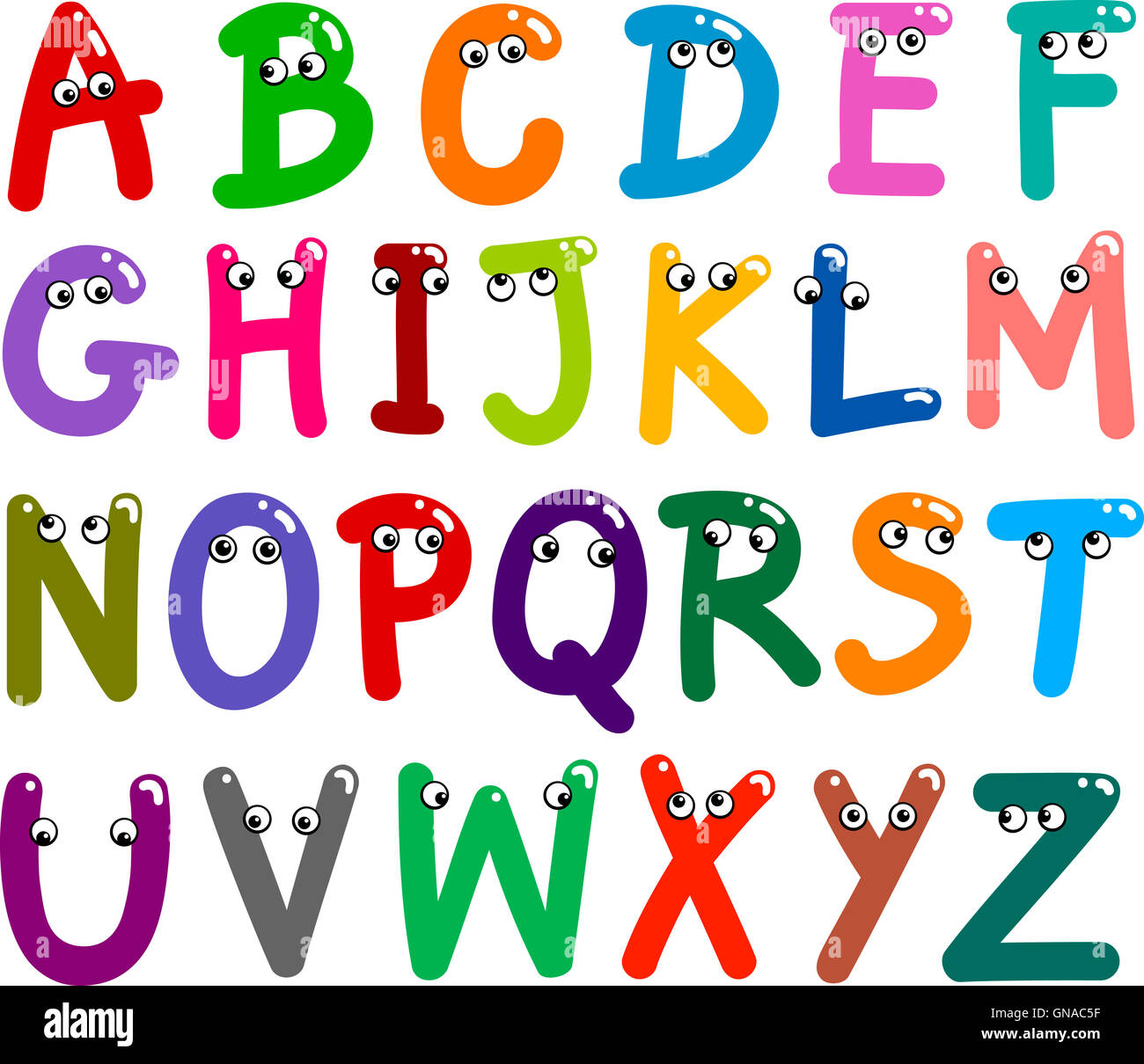 Funny capital letters alphabet hi-res stock photography and images - Alamy