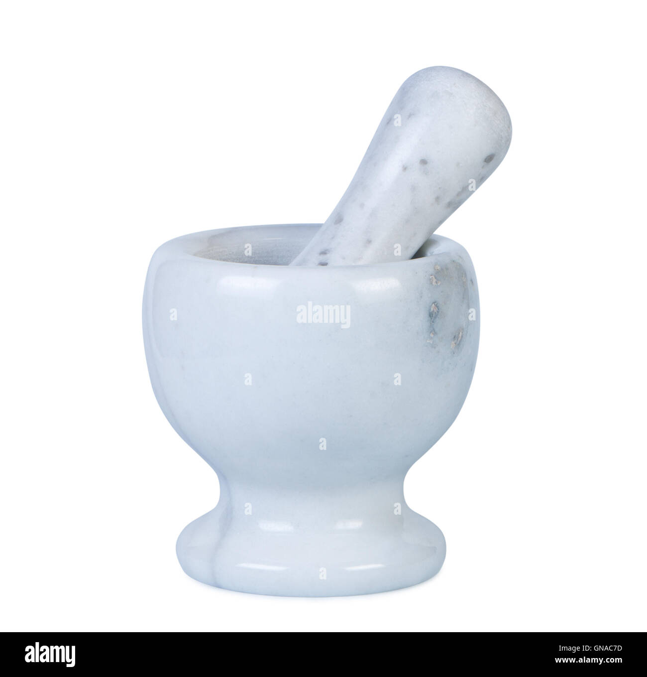 Marble mortar and pestle Stock Photo - Alamy