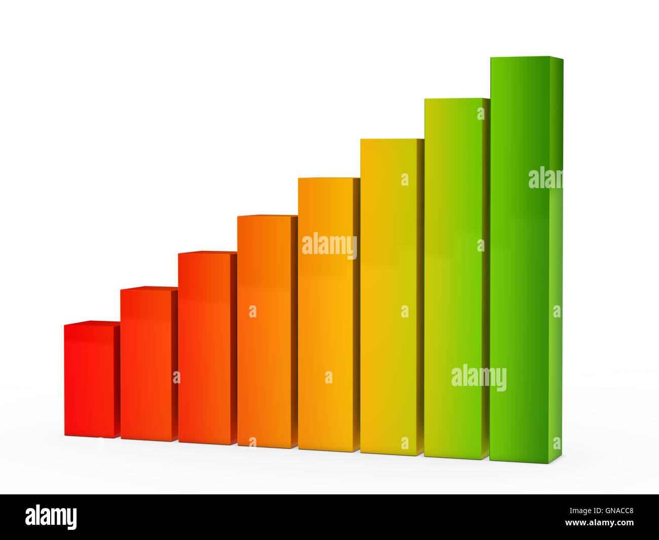 Climbing steps graph Cut Out Stock Images & Pictures - Alamy