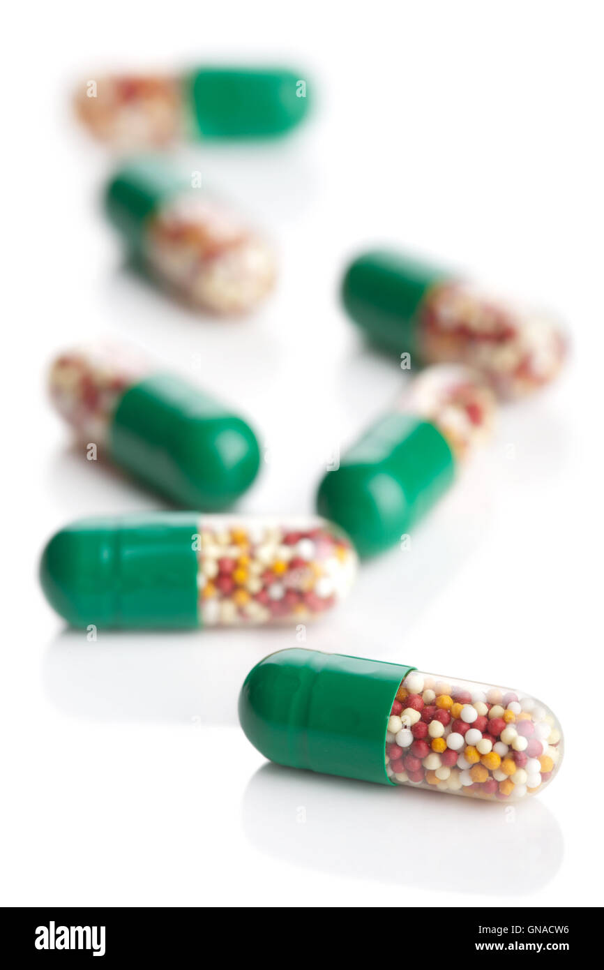capsule pills isolated Stock Photo - Alamy