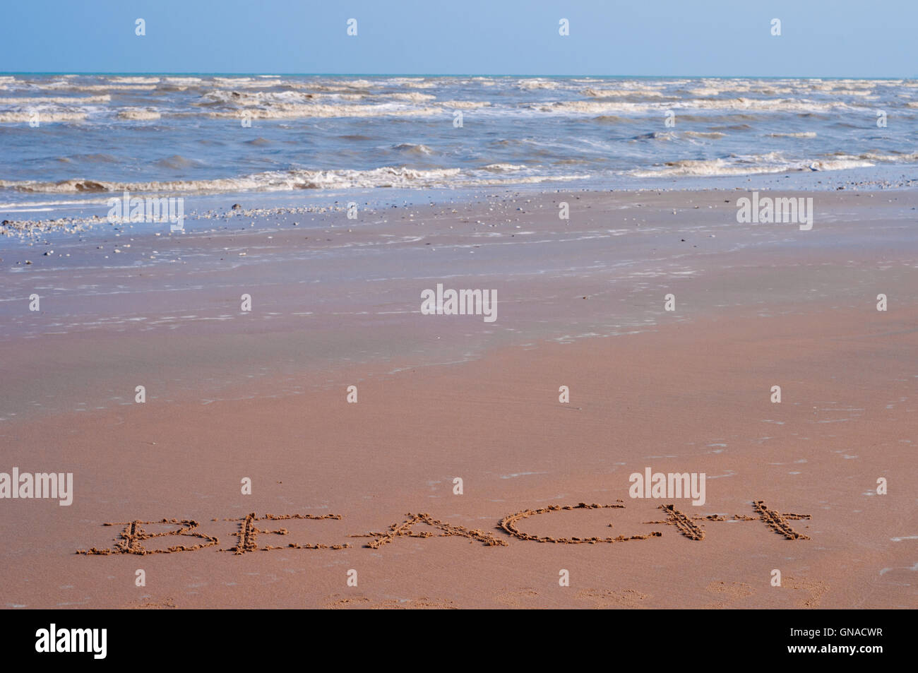 letter on the beach Stock Photo - Alamy