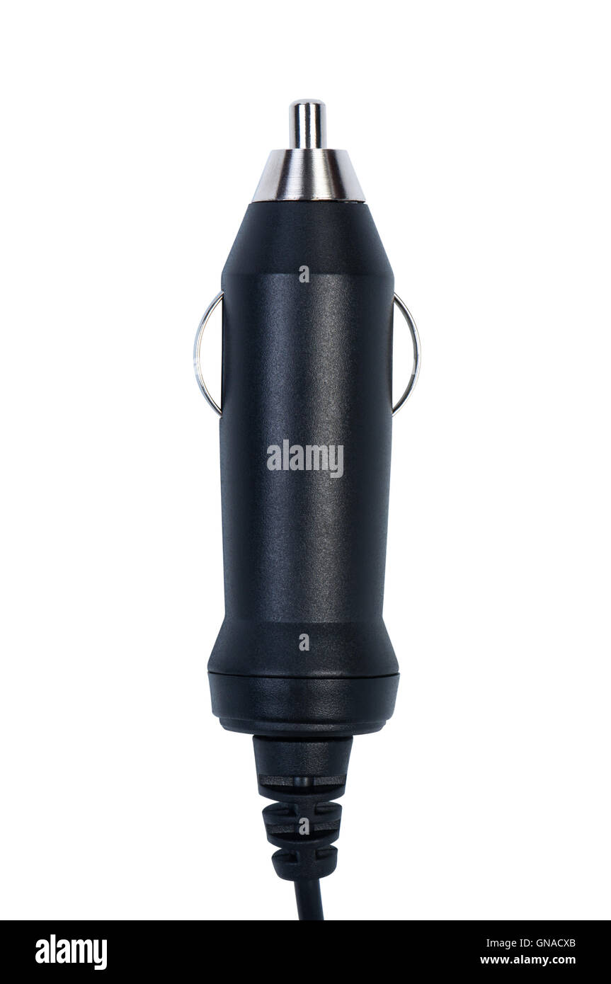 Socket for connecting devices in car Stock Photo - Alamy