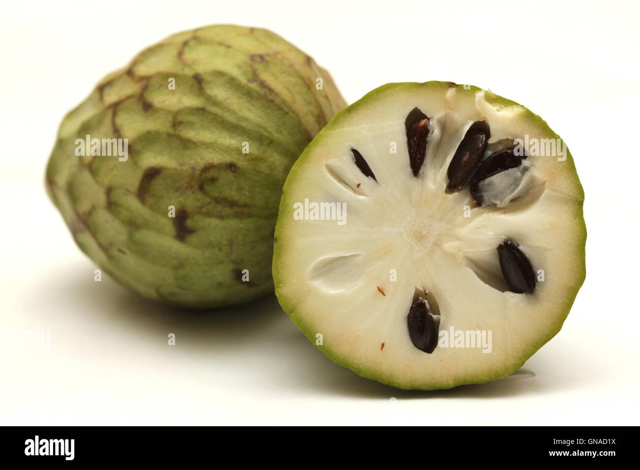 isolated cherimoya fruit Stock Photo - Alamy