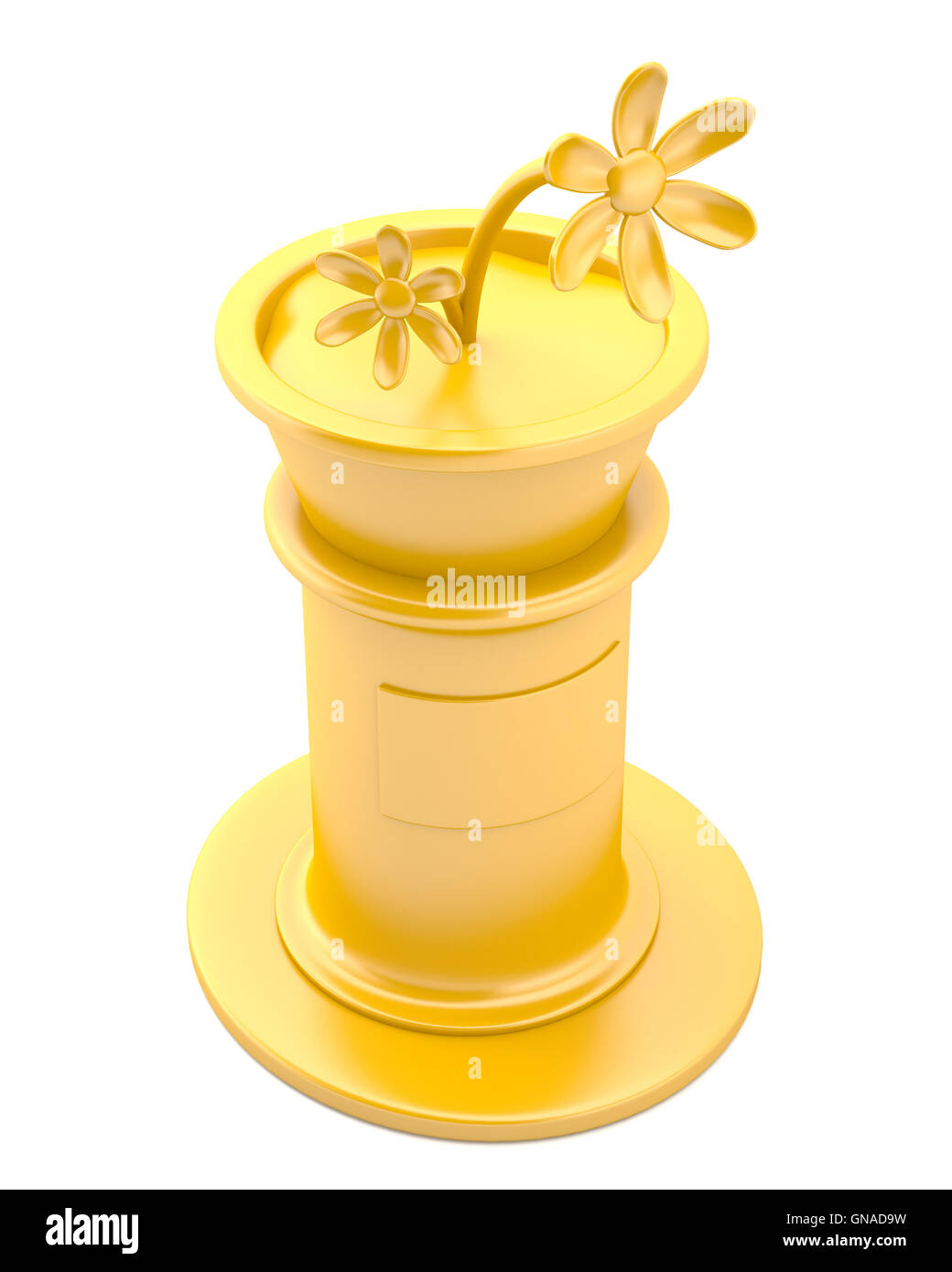 Daisy flowers 3d render Cut Out Stock Images & Pictures - Alamy