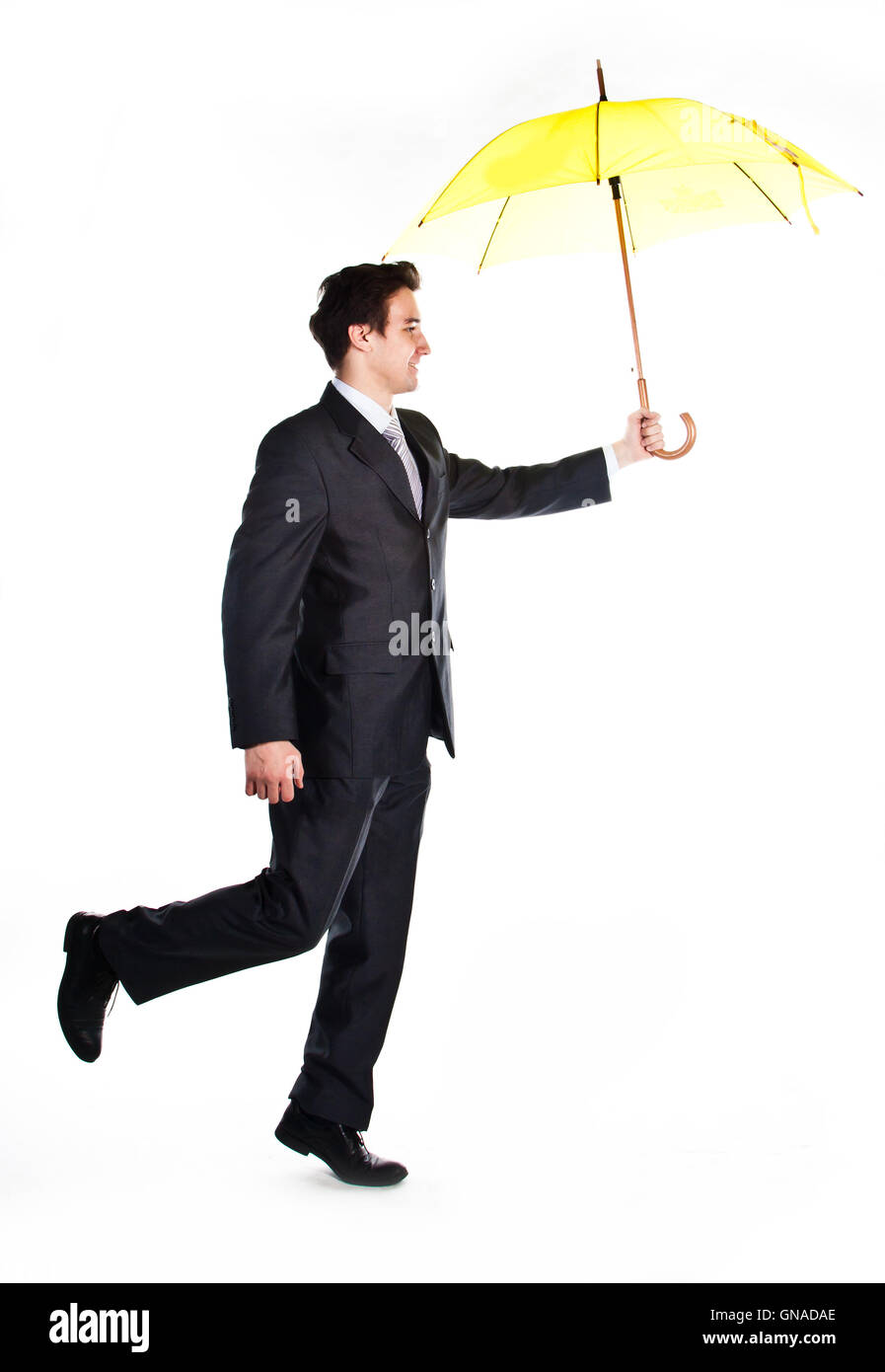 Man working broker business Cut Out Stock Images & Pictures - Alamy