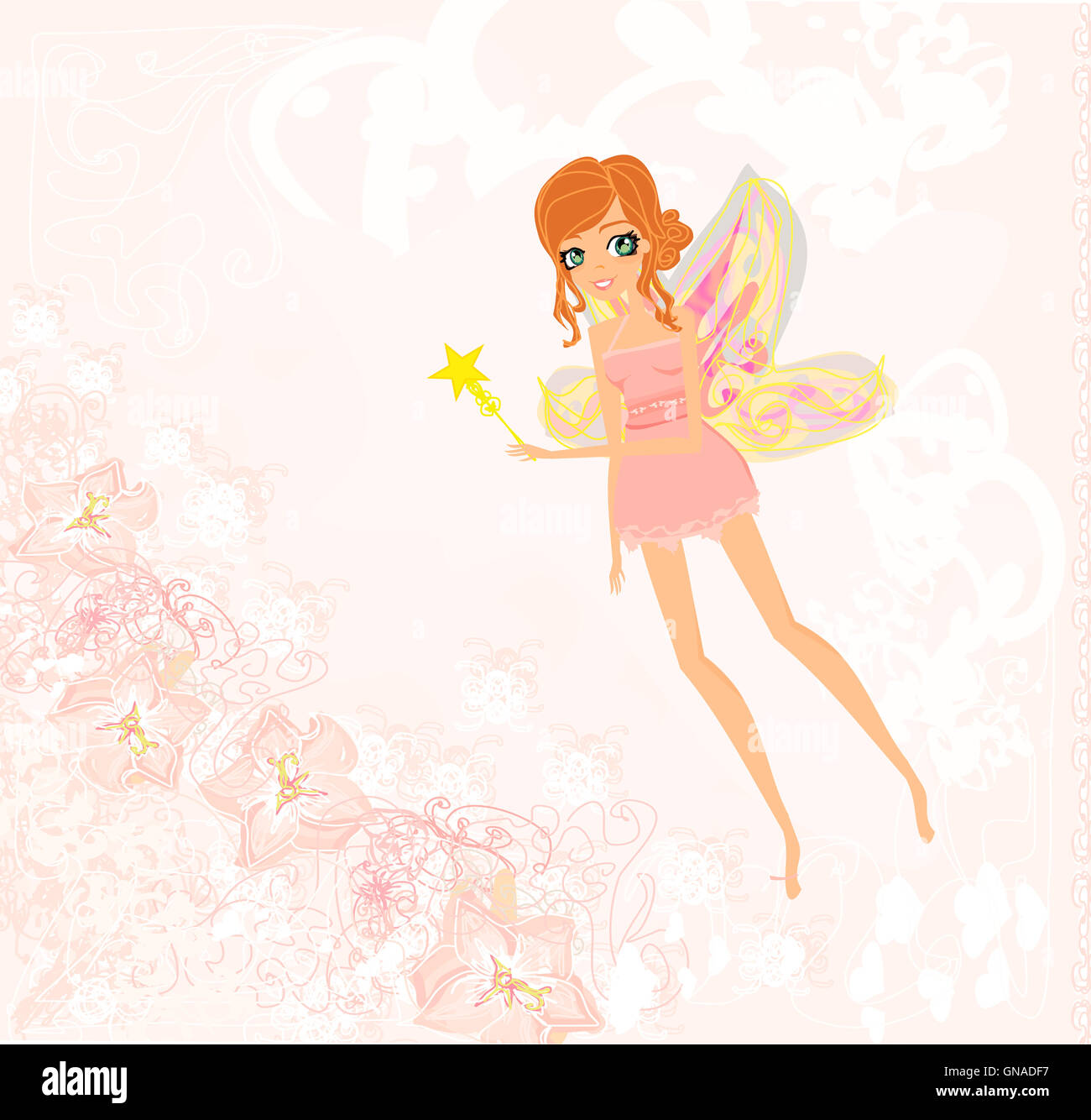 beautiful fairy vector graphic Stock Photo - Alamy