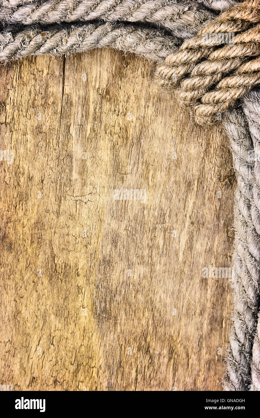 frame made of old rope Stock Photo - Alamy