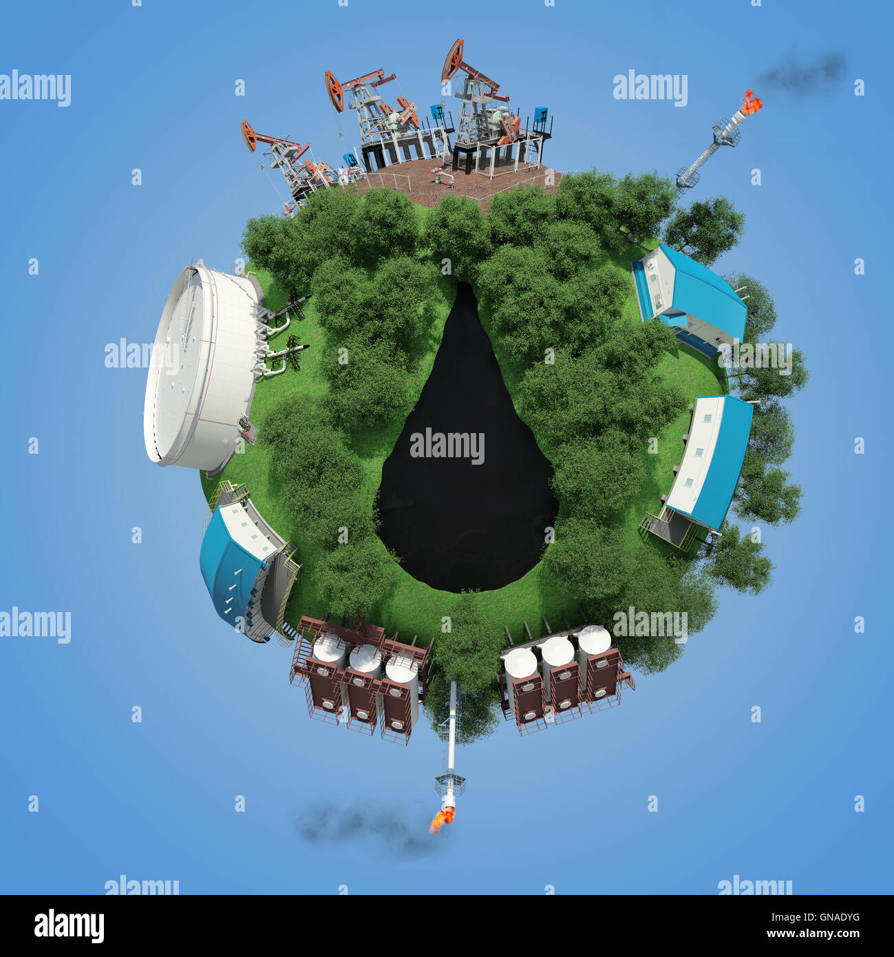 Oil extraction map hi-res stock photography and images - Alamy