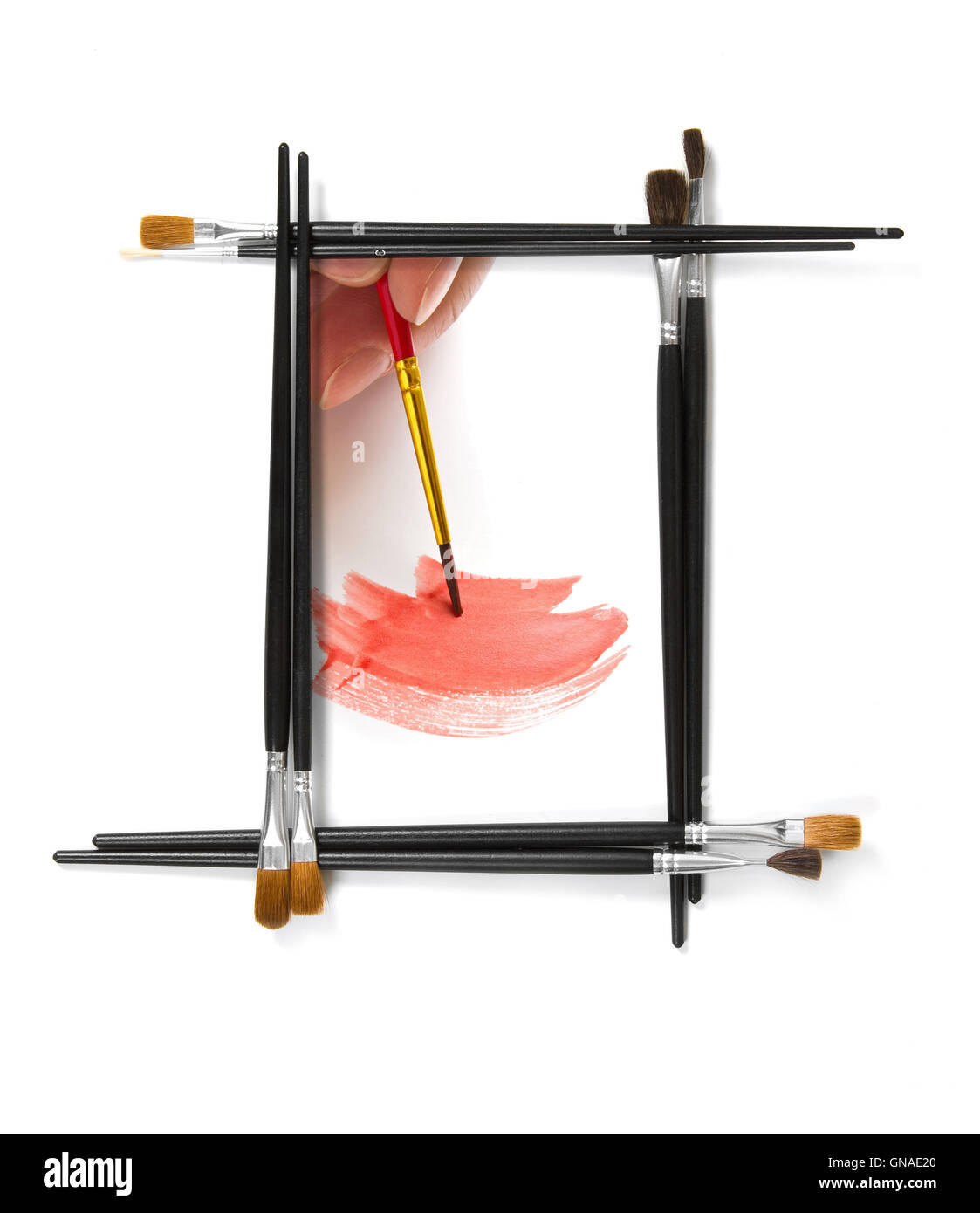 Frame brush Cut Out Stock Images & Pictures - Alamy