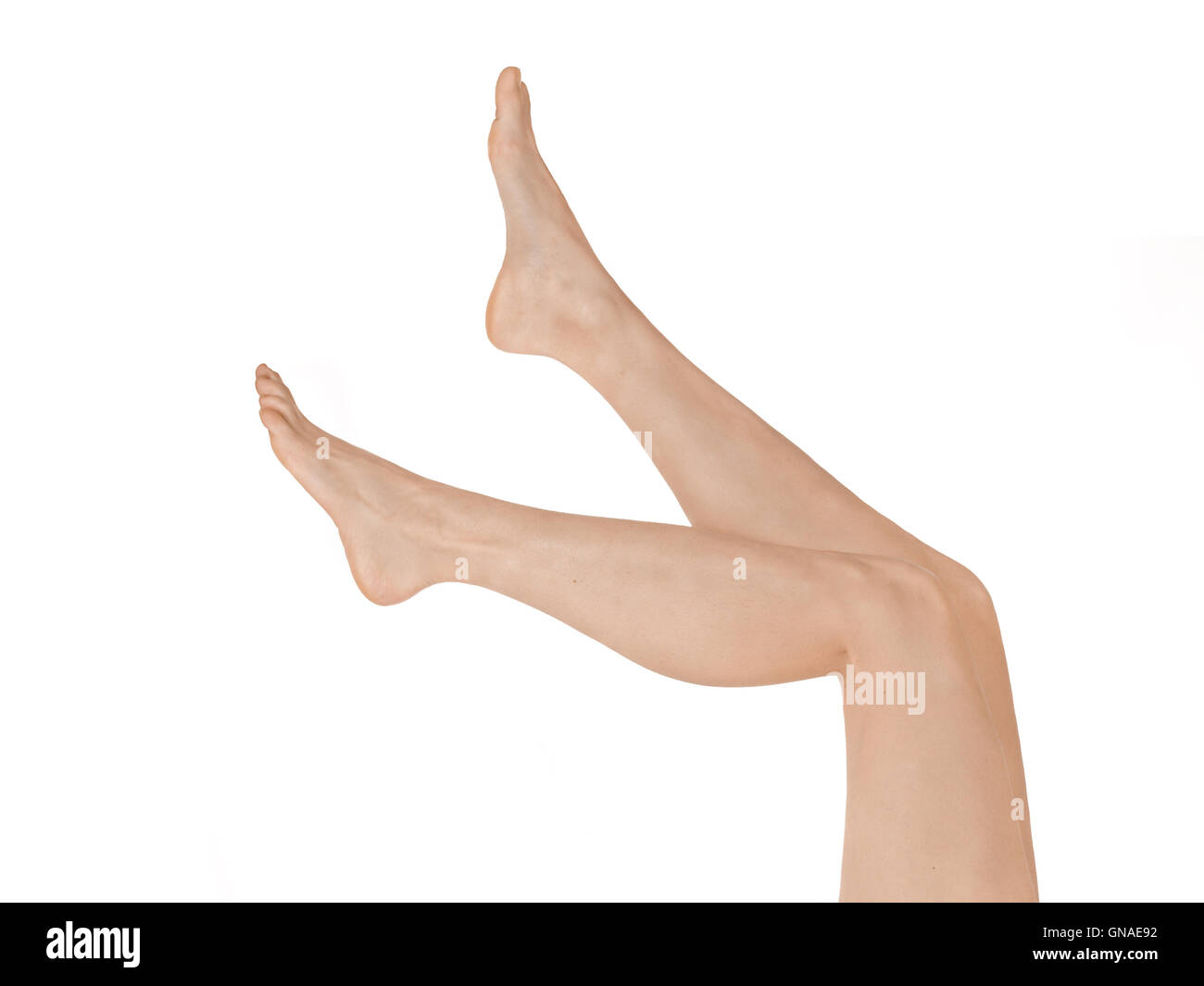 Beautiful female legs Cut Out Stock Images & Pictures - Alamy