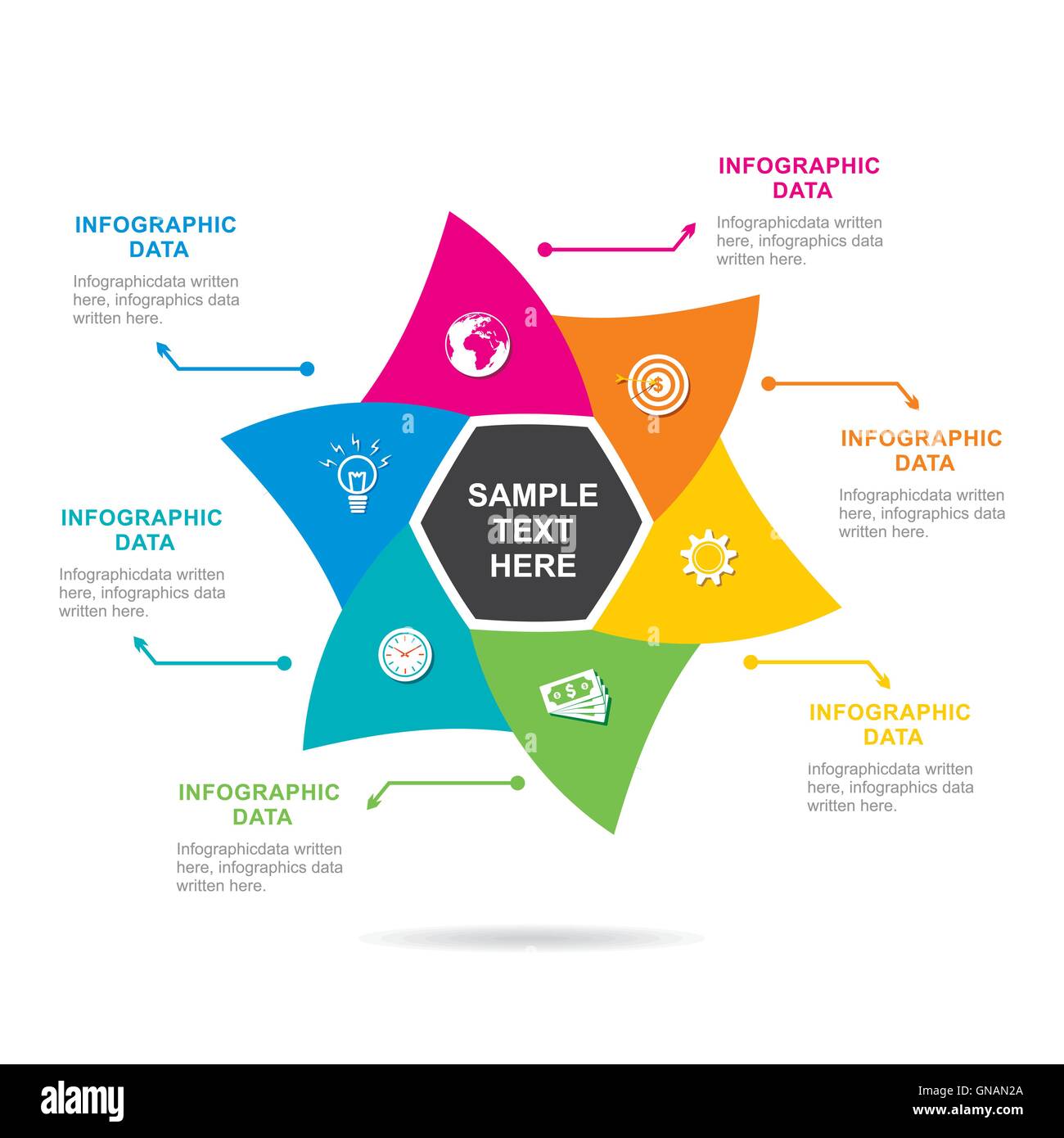 5 infographics hi-res stock photography and images - Alamy