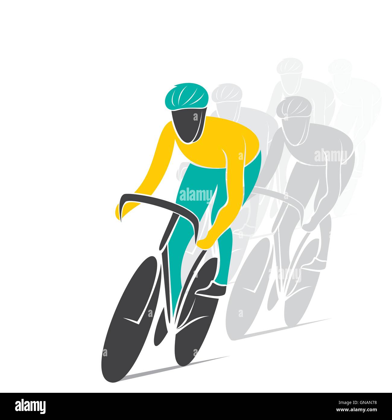 Cycling Stock Vector Images - Alamy