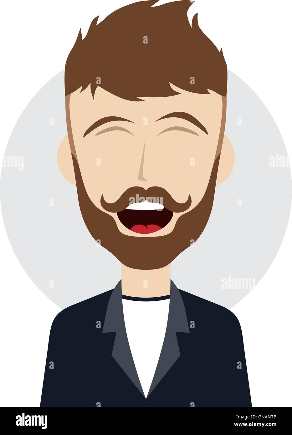 funny laughing guy Stock Vector Image & Art - Alamy