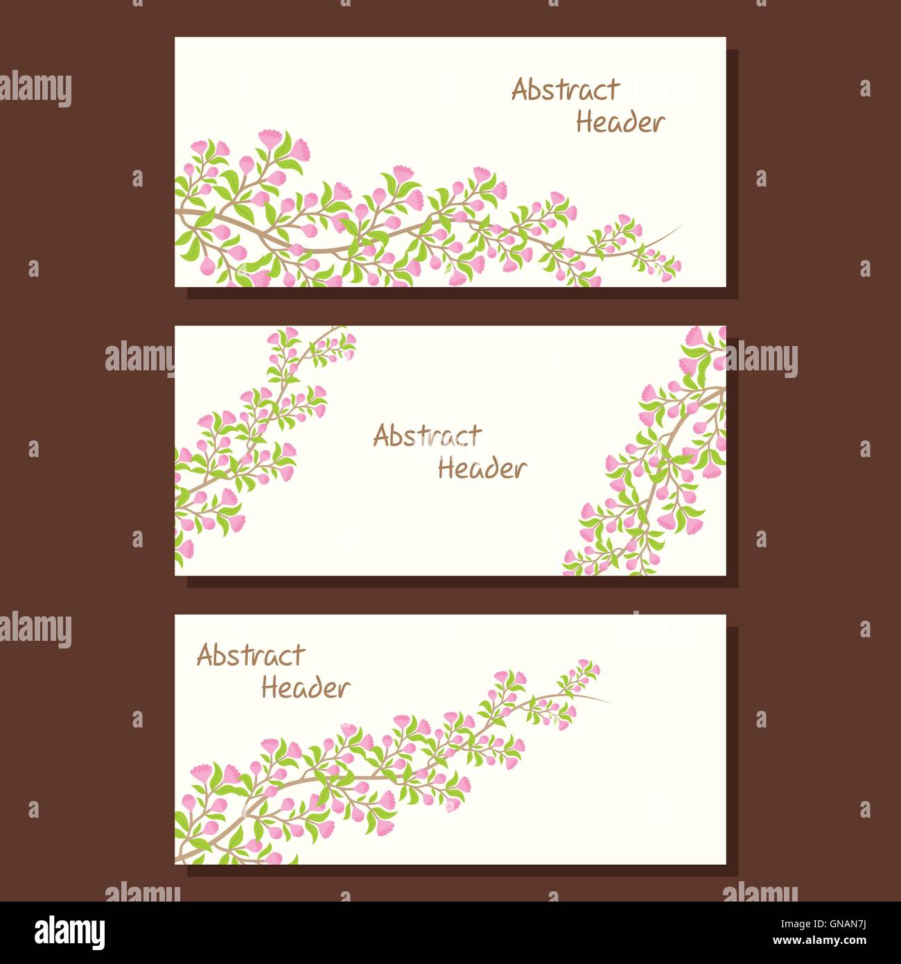 Web header design Stock Vector Images - Alamy