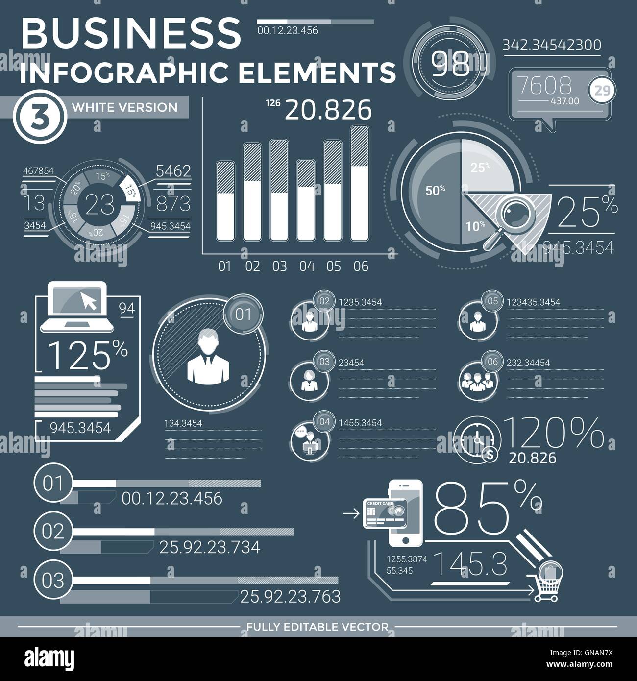 Business Infographic Elements Stock Vector Image & Art - Alamy