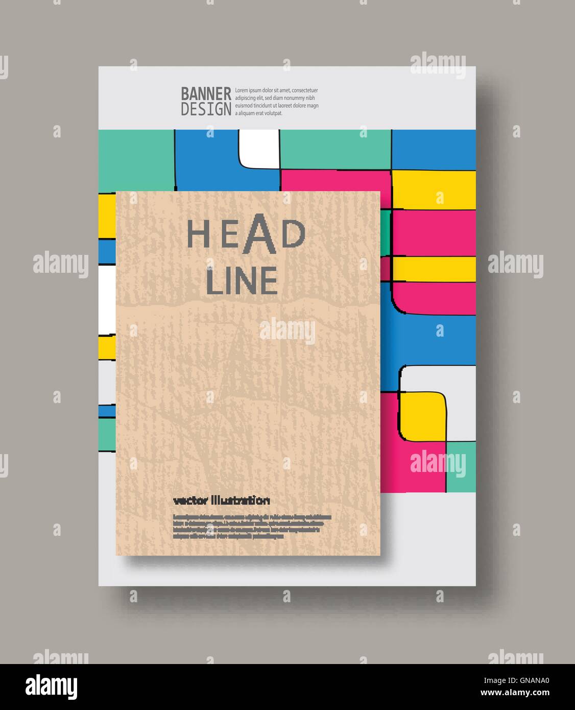 Set of abstract design templates Stock Vector Image & Art - Alamy