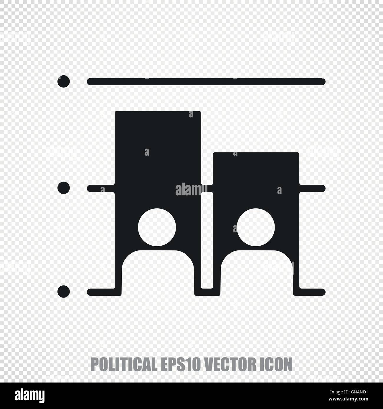 Political vector Election icon. Modern flat design Stock Vector Image ...