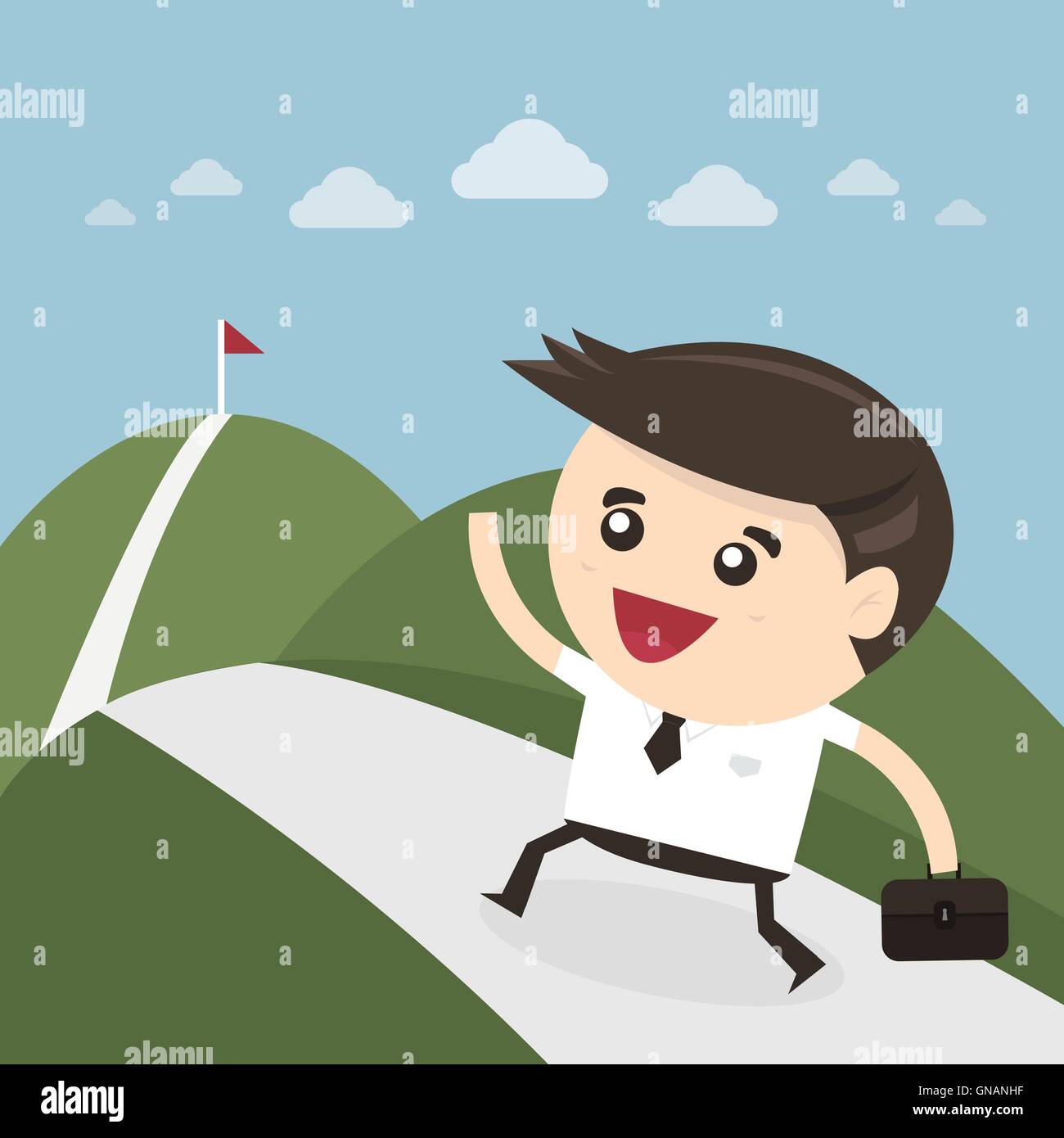 Commitment effort success Stock Vector Images - Alamy