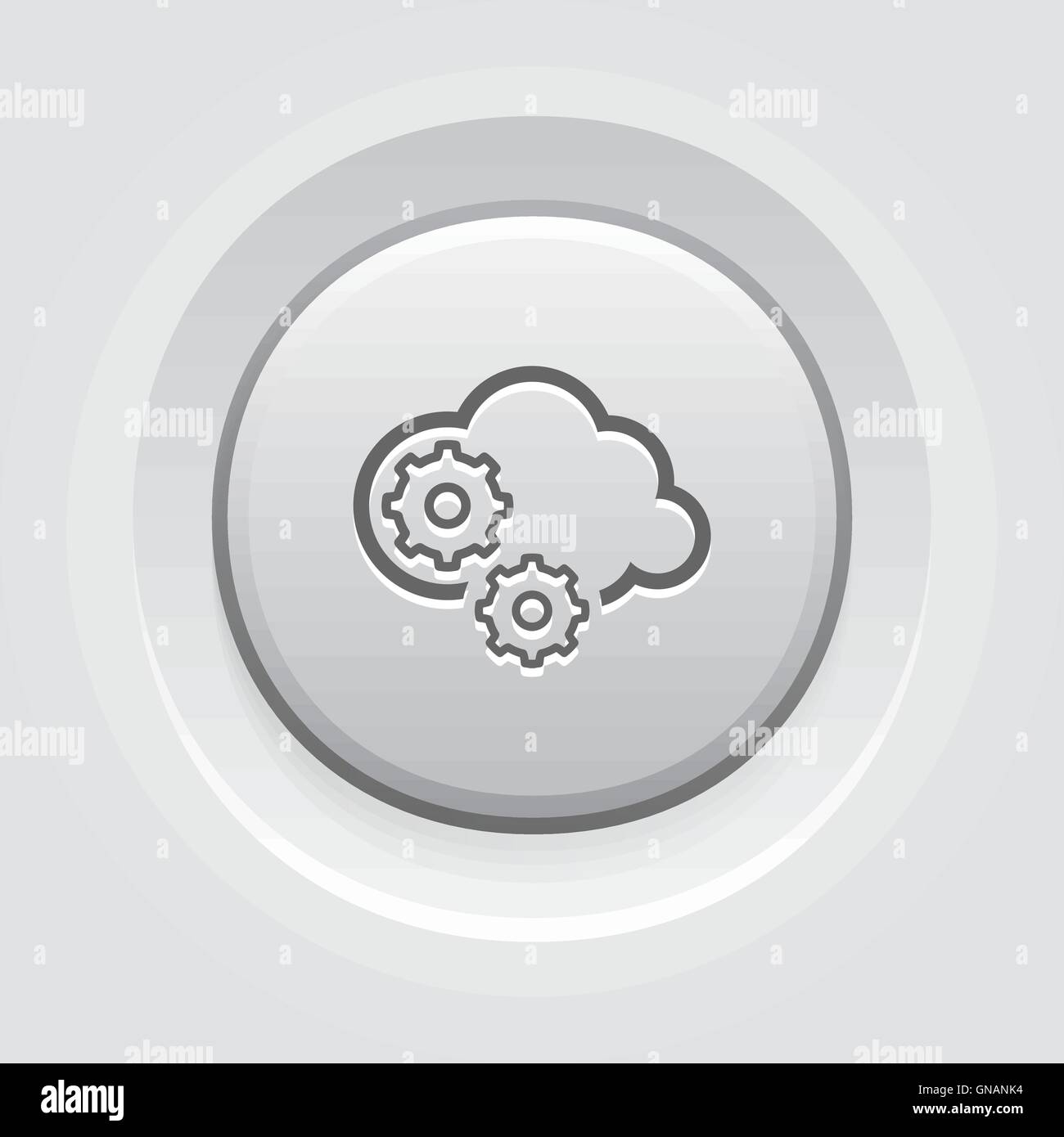 Cloud Processing Icon Stock Vector Image & Art - Alamy