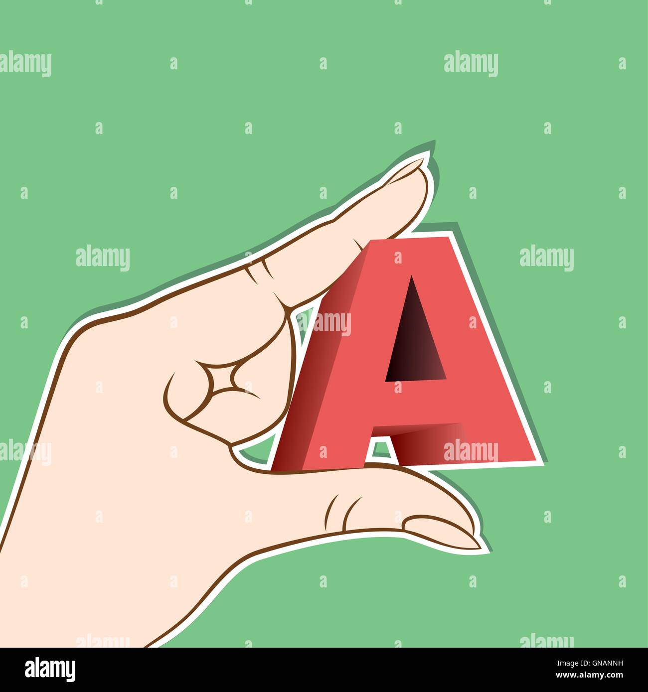 Color alphabet in word Stock Vector Images - Alamy