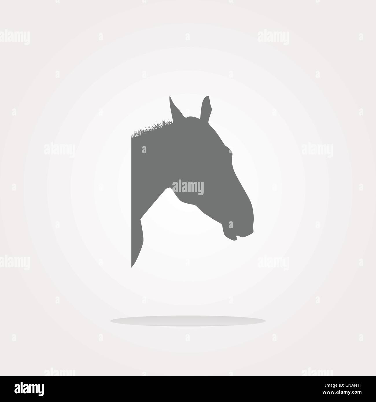 vector horse sign button, web app icon. Web Icon Art. Graphic Icon ...
