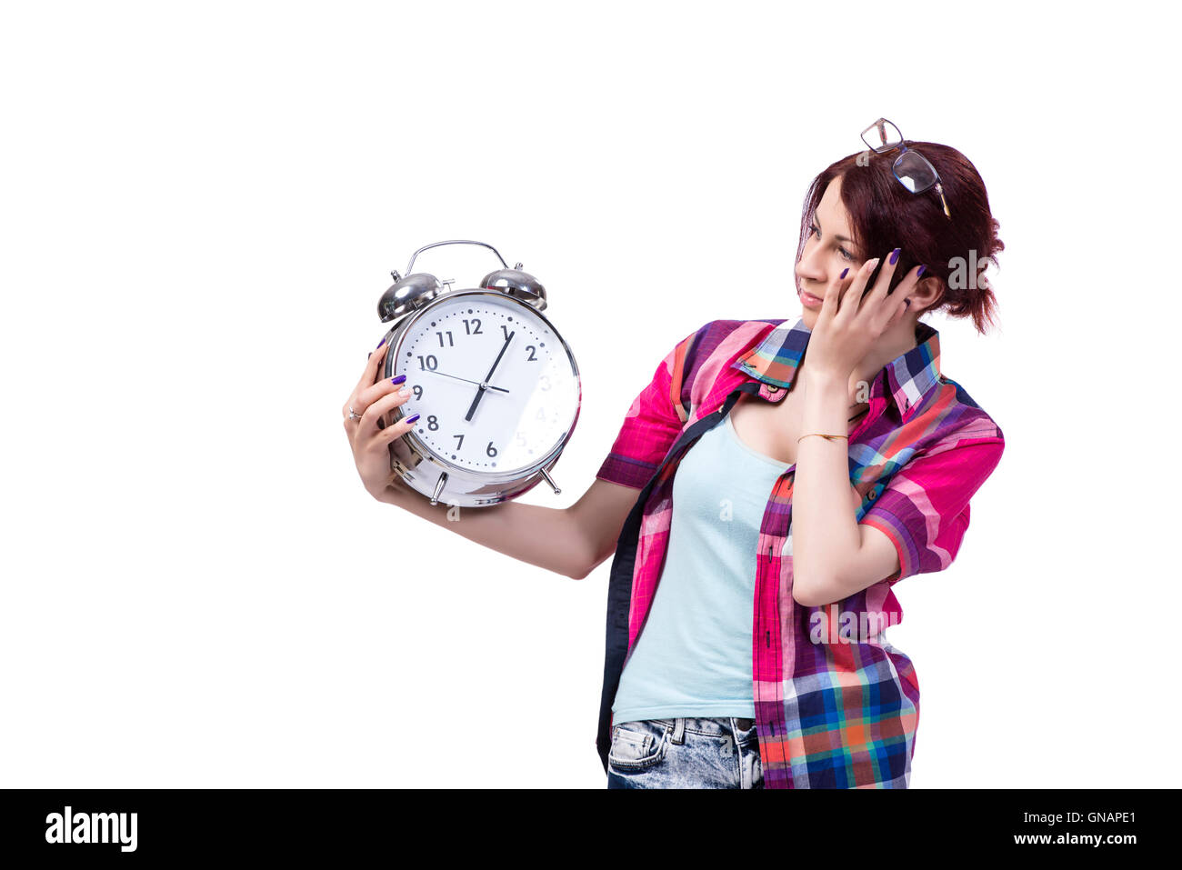 Sad student exam Cut Out Stock Images & Pictures - Alamy