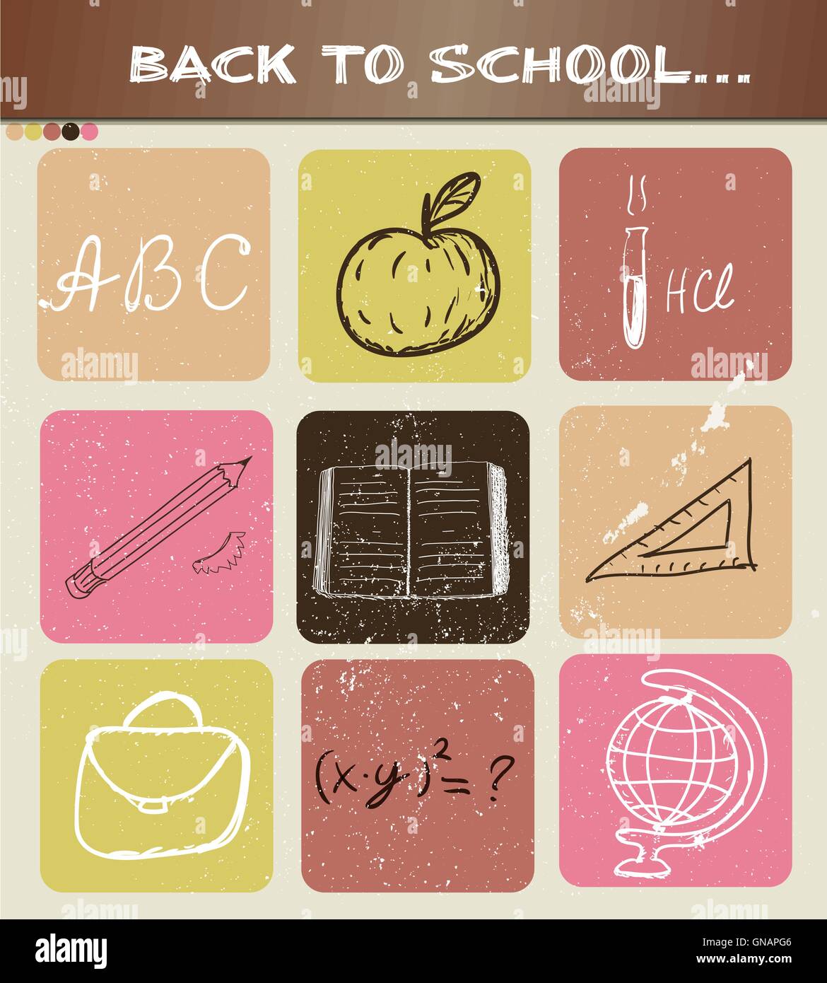 Hand drawn poster hi-res stock photography and images - Alamy