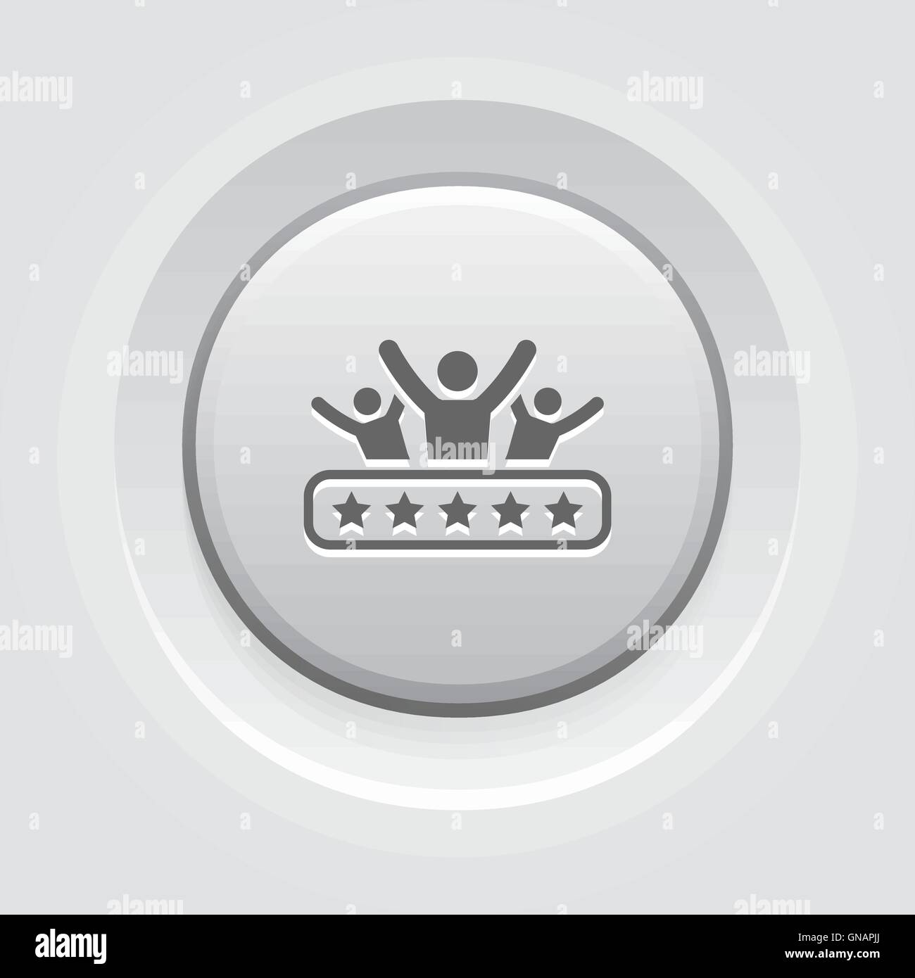 Customer satisfaction icon Stock Vector Images - Alamy