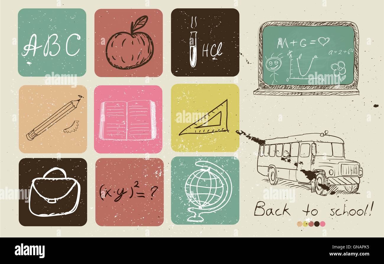 Hand child drawing pencil Stock Vector Images - Alamy