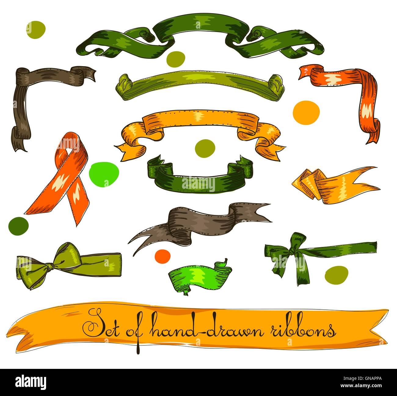 Set of vintage ribbons Stock Vector Image & Art - Alamy