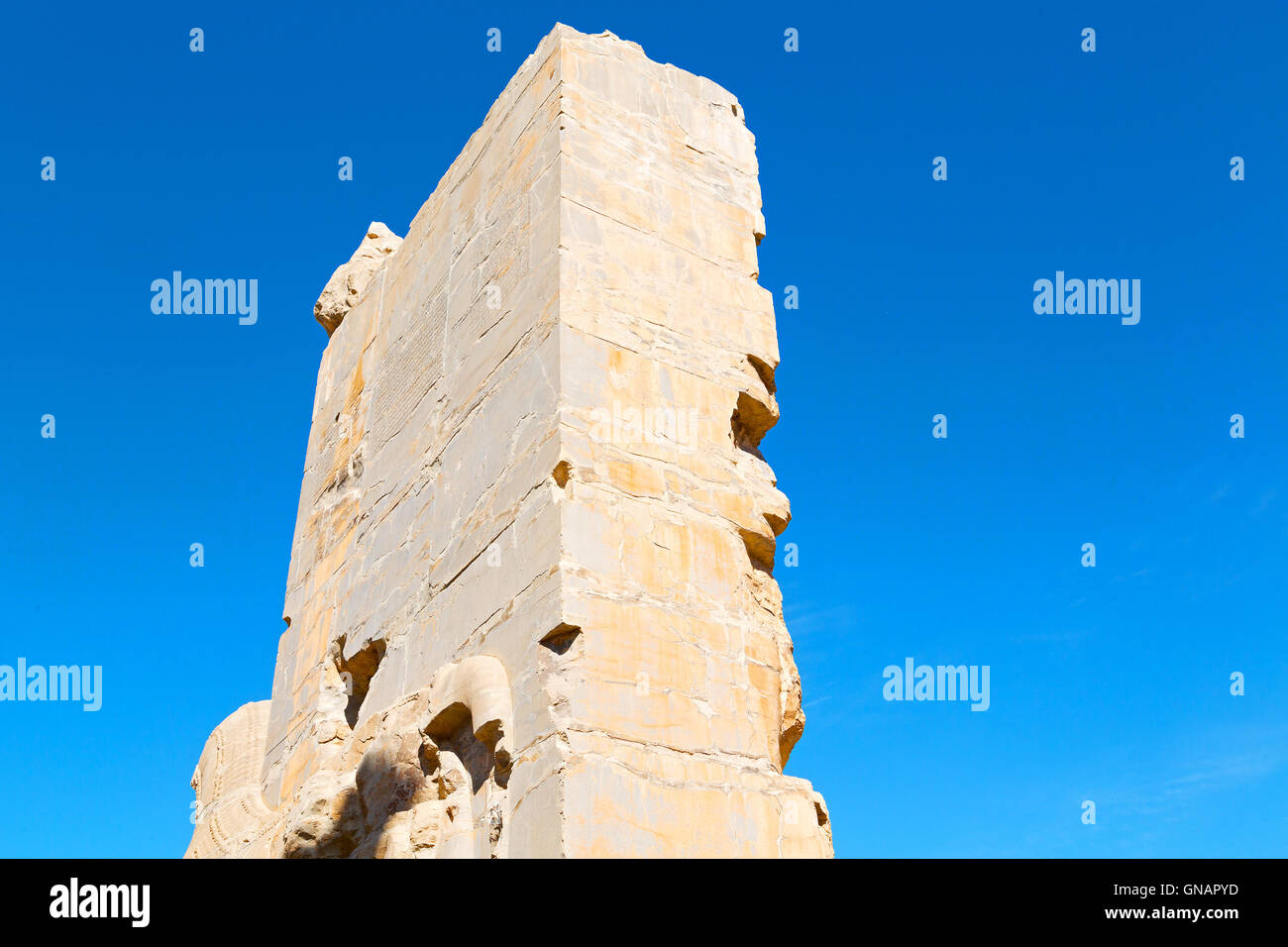 blur in iran persepolis the old ruins historical destination monuments ...