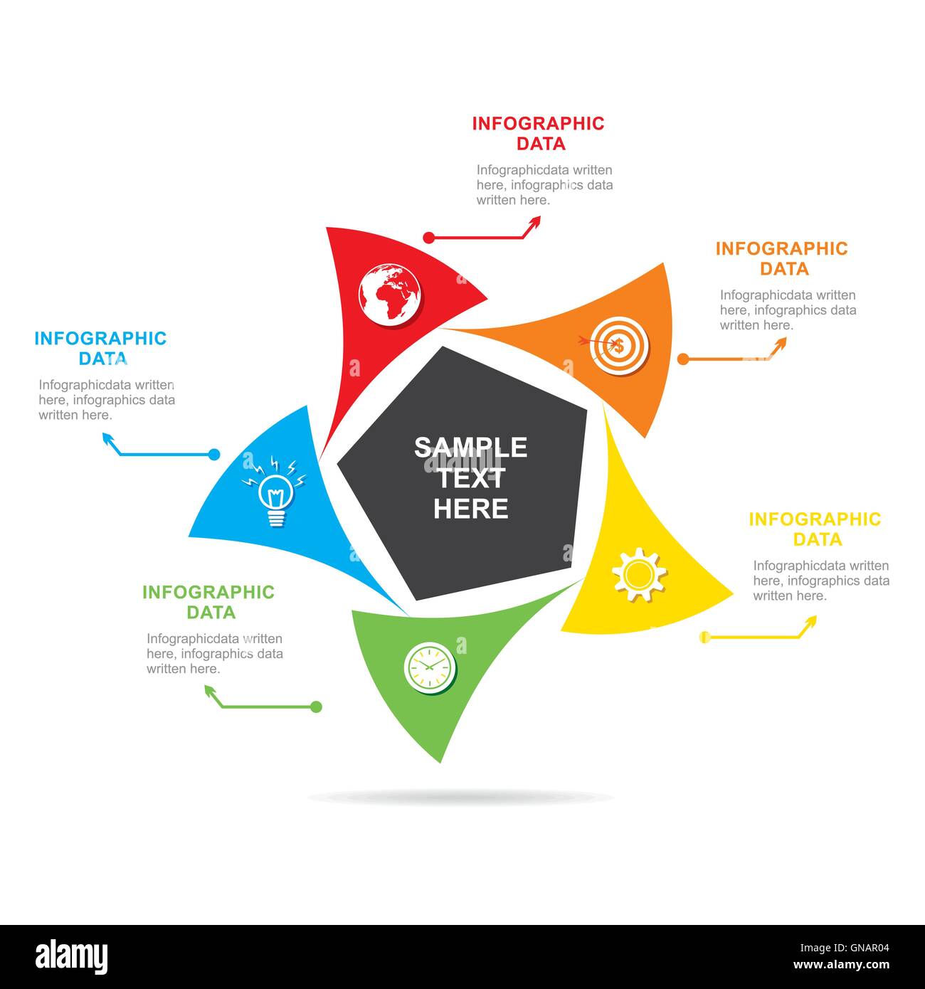 5 infographics hi-res stock photography and images - Alamy
