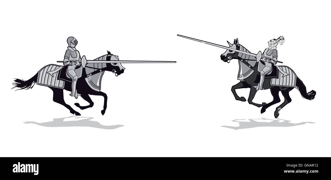 Jousting protection Stock Vector Images - Alamy
