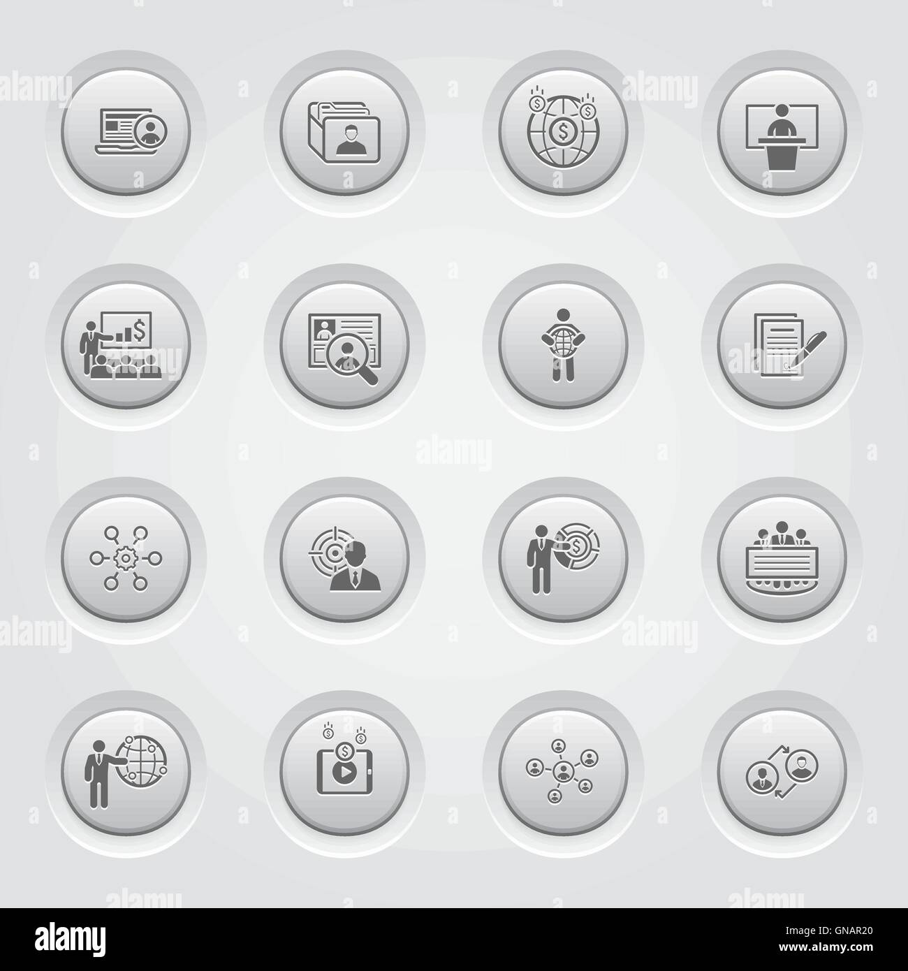 Coaching computer management business Stock Vector Images - Alamy