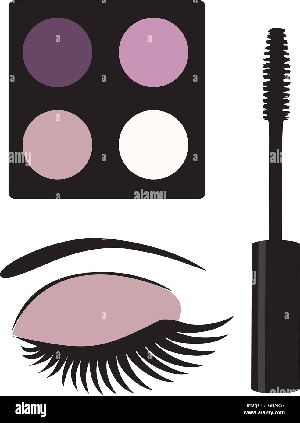 Make Up Vector Stock Vector Image & Art - Alamy