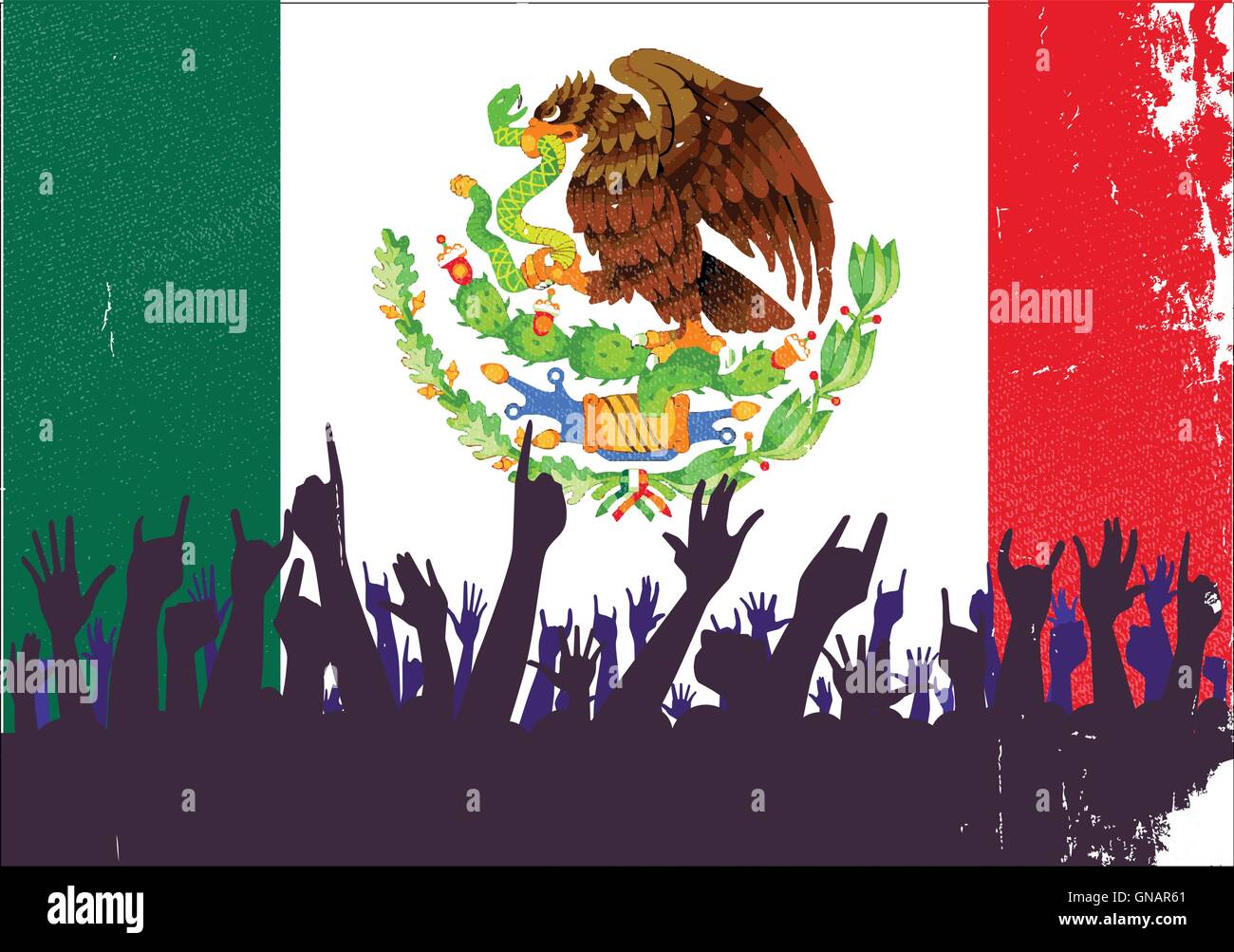 Mexico flag hi-res stock photography and images - Alamy