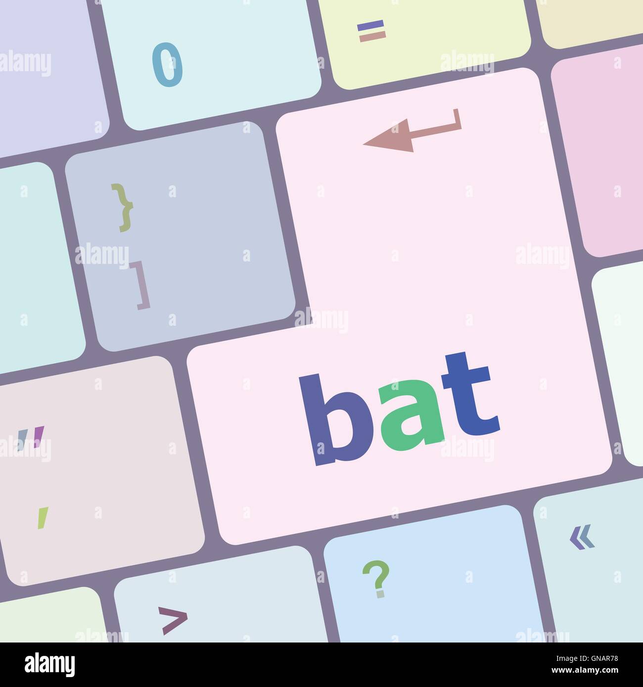 Plastic bat Stock Vector Images - Alamy