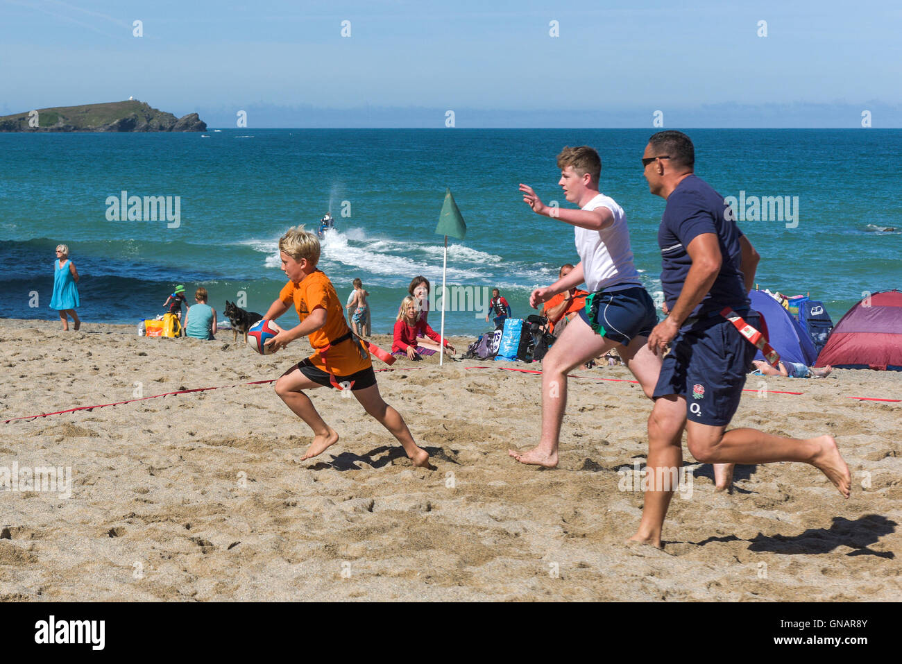 Beach tag rugby tournament hi-res stock photography and images - Alamy