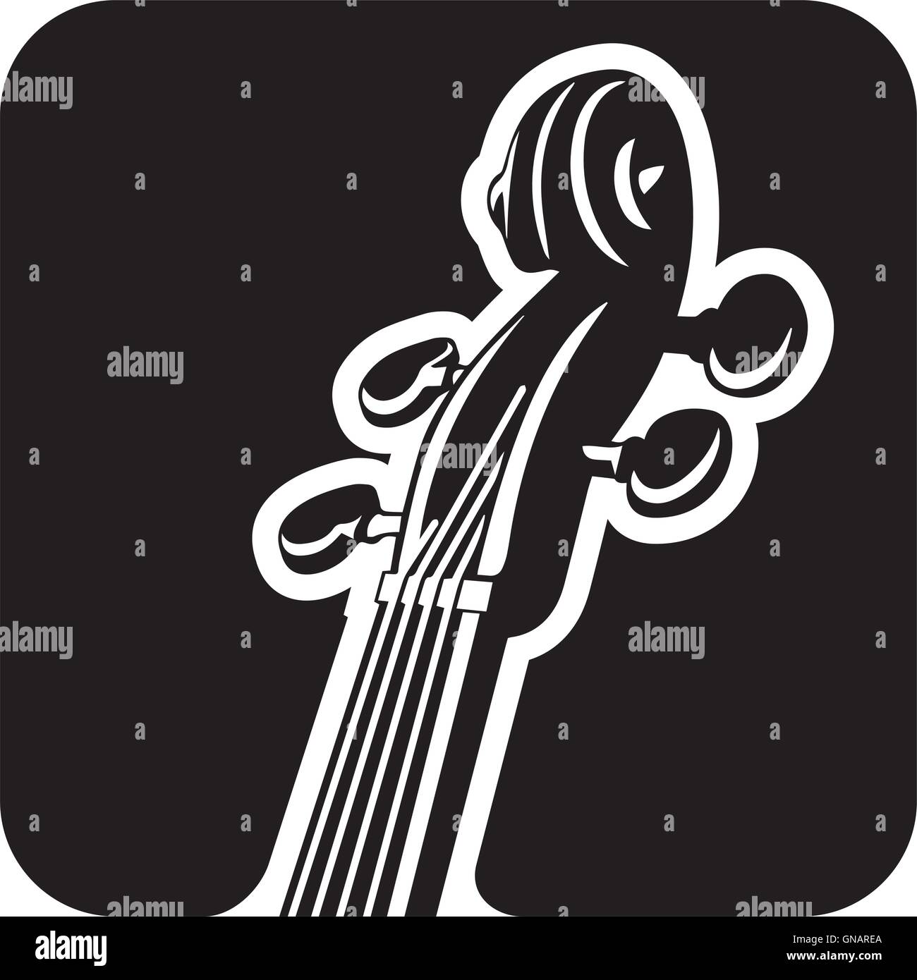 Violin vector hi-res stock photography and images - Alamy